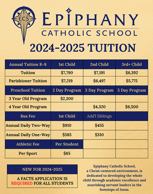 ADMISSIONS - Epiphany Catholic School